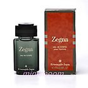 Zegna for Men Miniature Bottle 0.6 Oz Eau De Toilette Splash Bottle By Ermenegildo Zegna