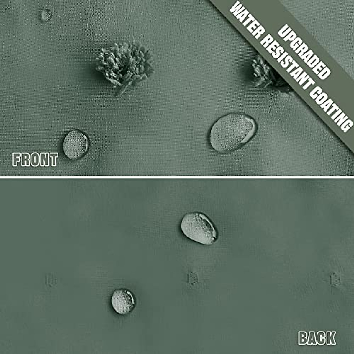 Siiluminisoy Green Boho Shower Curtain Woven Fabric Cute Shower Curtain, 72 x 72 Tufted Pleat Floral Textured Modern Farmhouse Minimalist Shower Curtain Set with Hooks for Bathroom