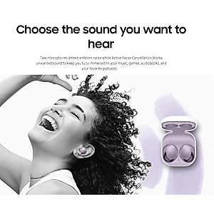 SAMSUNG Galaxy Buds2 True Wireless Earbuds Noise Cancelling Ambient Sound Bluetooth Lightweight Comfort Fit Touch Control, International Version (Olive) (Renewed)