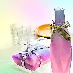 HolyMaji 50 Sheets Pink Purple Blue Gradient Tissue Paper Bulk 20 x 14 Pastel Rainbow Tissue Paper Sheets for Christmas Birthday Baby Showers Wedding Thanksgiving Gift Wrapping DIY Crafts Arts