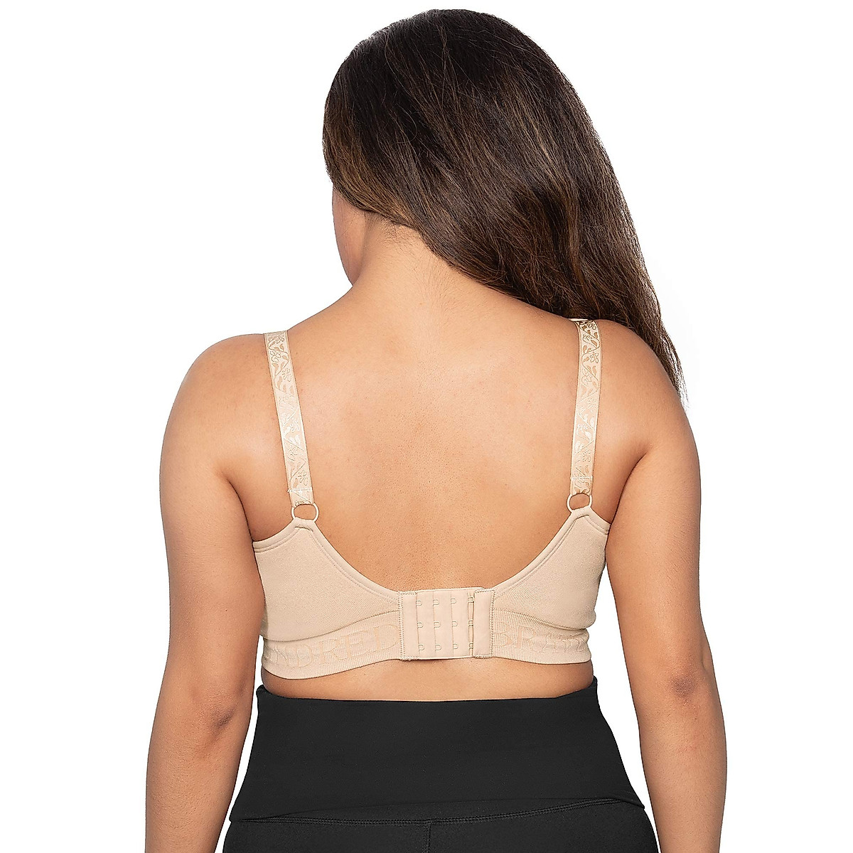 Kindred Bravely 2-Pack Hands Free Pumping Bra Bundle (Beige and Pink, X-Large-Busty)