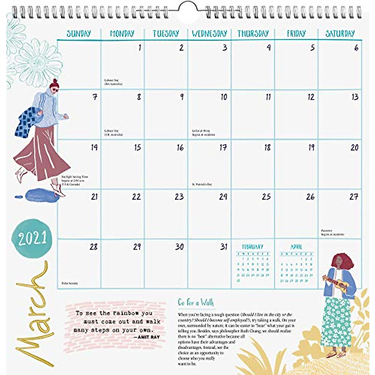 My Perfectly Imperfect Life Wall Calendar 2021: A Year of Letting Go