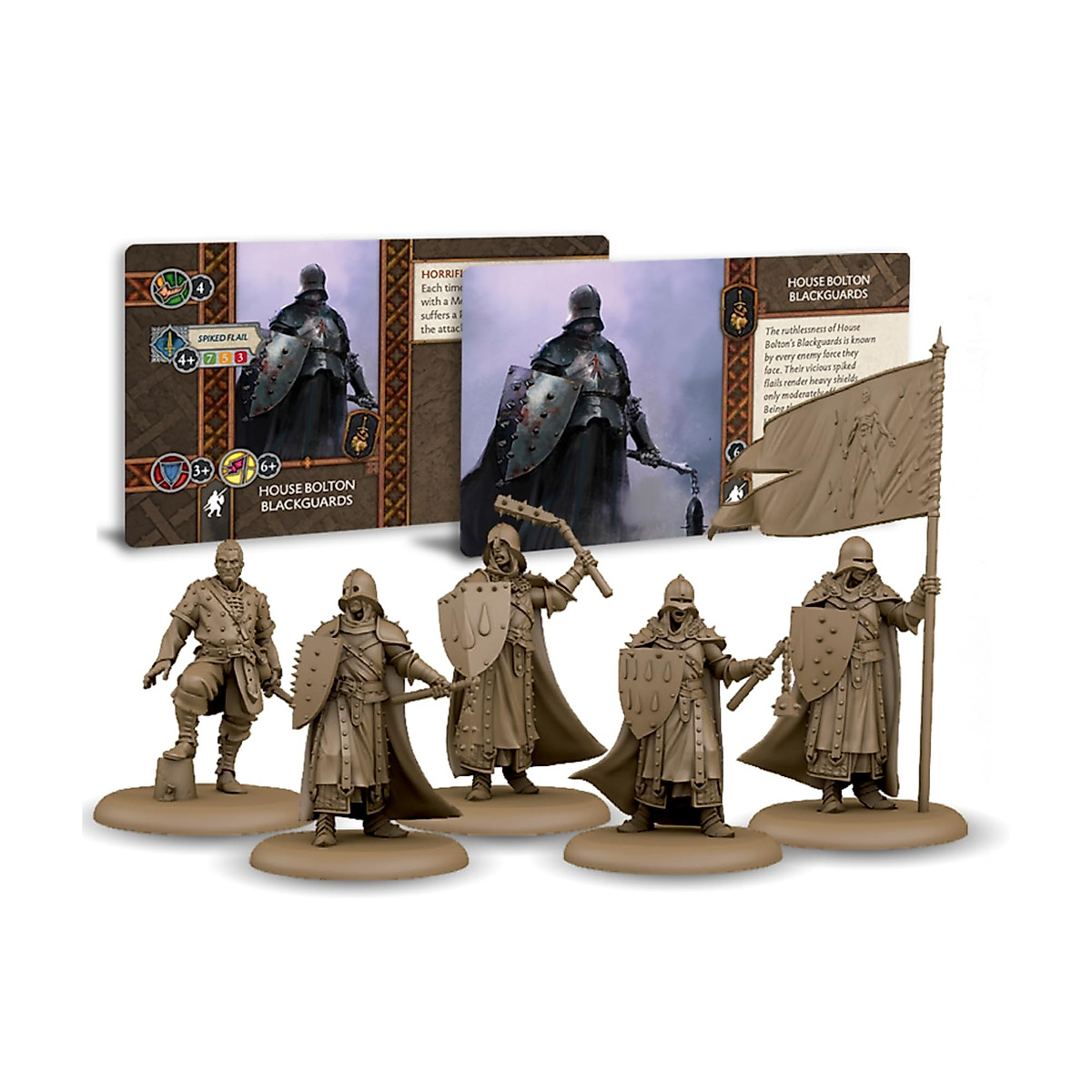 CMON A Song of Ice and Fire Tabletop Miniatures Bolton Blackguards Unit Box | Strategy Game for Teens and Adults | Ages 14+ | 2+ Players | Average Playtime 45-60 Minutes | Made