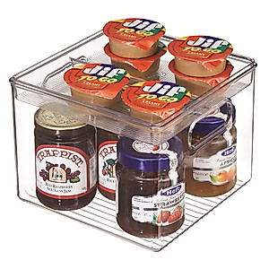 iDesign Linus 2-Piece Kitchen Drawer Organizer for Kitchen Utensils and Tools - Clear