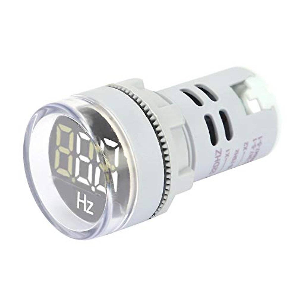 YWBL-WH AC Round Frequency Meter LED Digital Display Hz Frequency Indicator Light