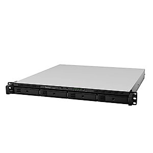 Synology RackStation RS820+ Compact Rack Mount NAS Server Bundle with Rail Kit, Intel Atom C3538 Quad-Core, 18GB DDR4 Synology RAM, 32TB SATA HDD, Synology DSM Software