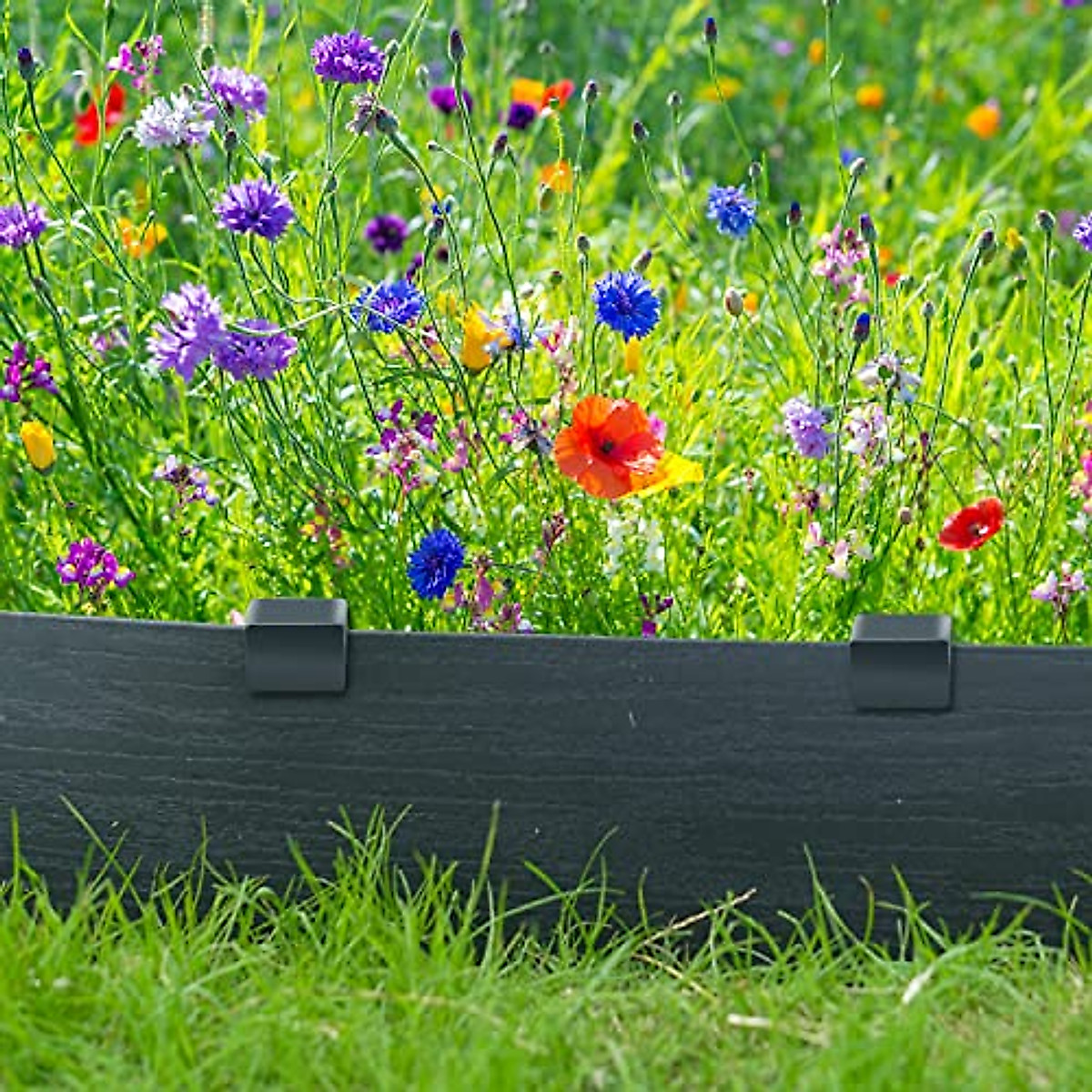 CAIGAIC Landscape Edging Stakes 30 Pack, 10 Inch Garden Landscape Anchoring Stakes for Terrace Board, Landscape Edging Coil, Grass Barrier, Bender Board, Garden Liner