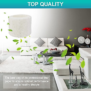 AEERT 4 Pack Replacement Humidifier Filter for Vicks WF2 Humidifier Filter, Compatible with Vicks 3000 Series, ReliOn WA-8D & Robitussin DH835 ​Series