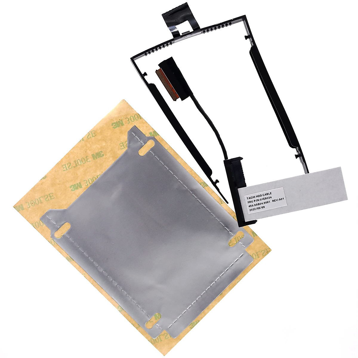 Deal4GO SATA Hard Drive Cable with 2.5" HDD Caddy Bracket 01ER034 450.0AB04.0001 Replacement for Lenovo ThinkPad T570 T580 P51s P52s