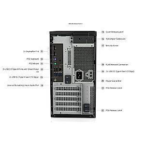 Dell Precision 3640 Workstation - Core i3-10100 CPU (4 Core) - 8GB DDR4 RAM - 500GB HDD - Tower - Windows 10 Pro - Warranty