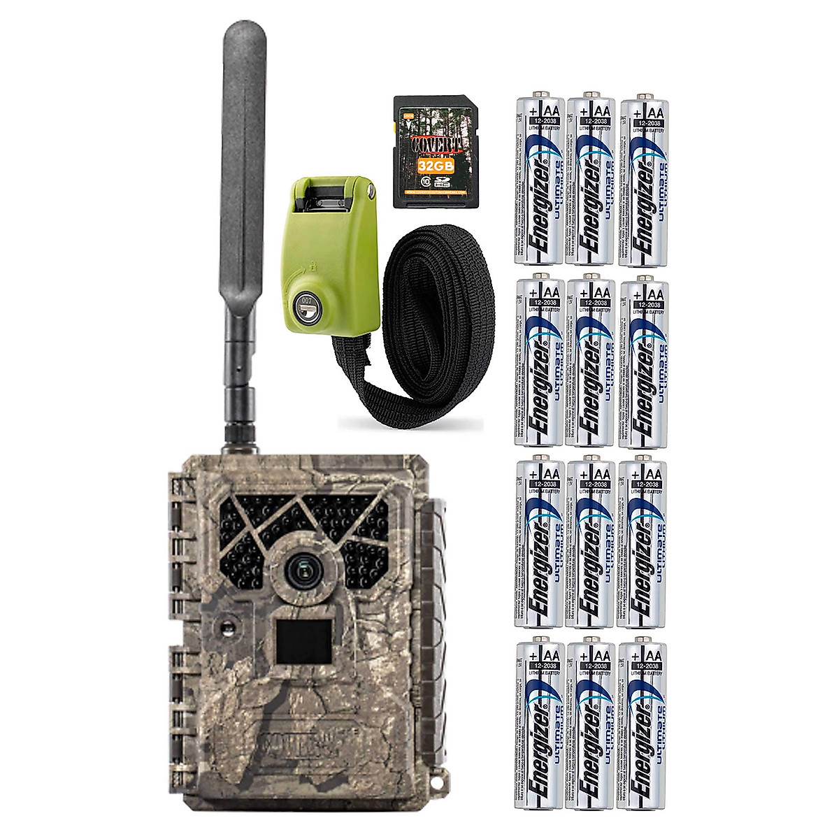 Covert Blackhawk 20 LTE Verizon Camera with Batteries, SD Card, and Reinforced Strap