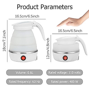 Grehge ctric Travel Kettle-Portable and Convenient Food Garden Sculpture Outdoor Decoration