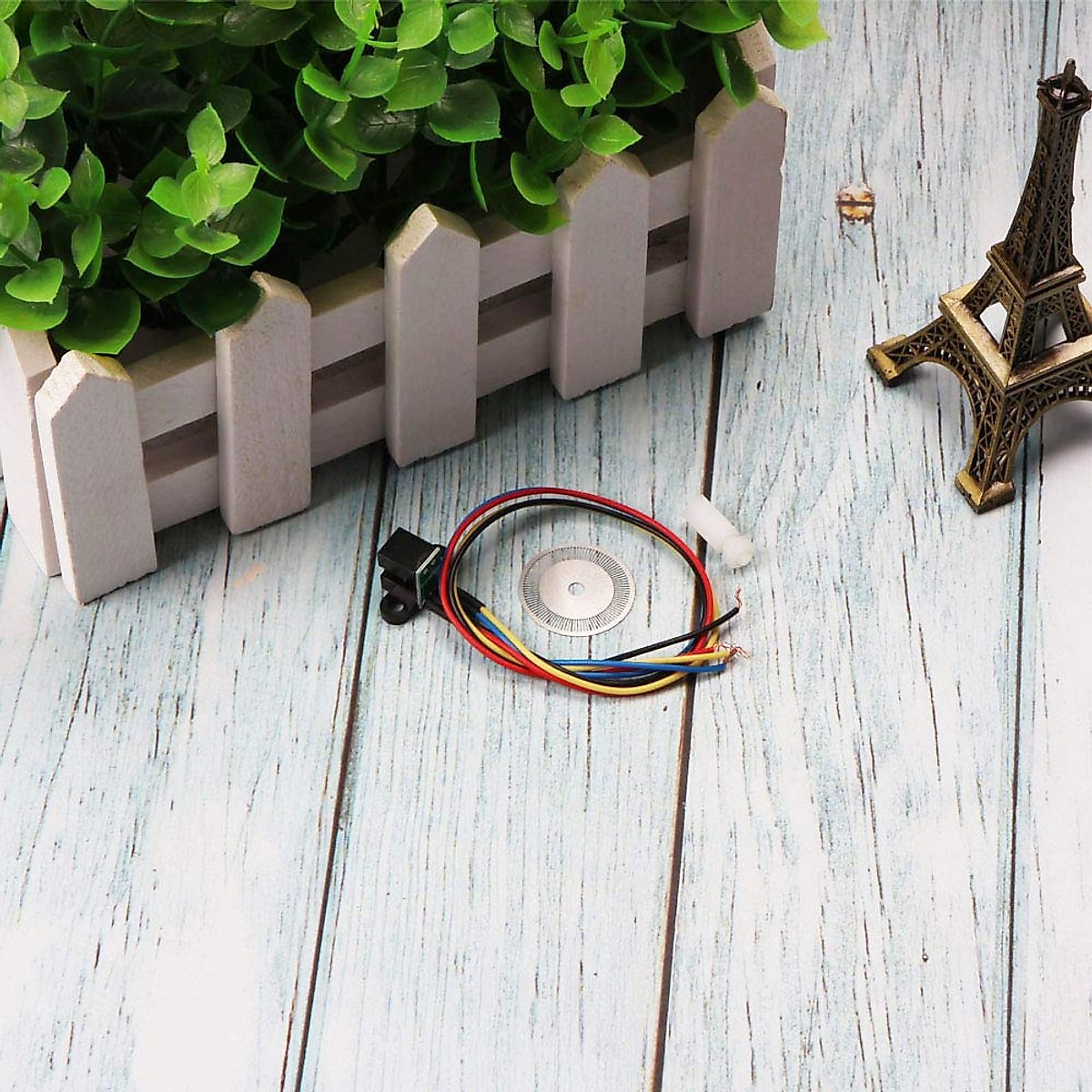 Ximimark 2Pcs Photoelectric Speed Sensor Encoder Coded Disc Code Wheel for Freescale Smart car
