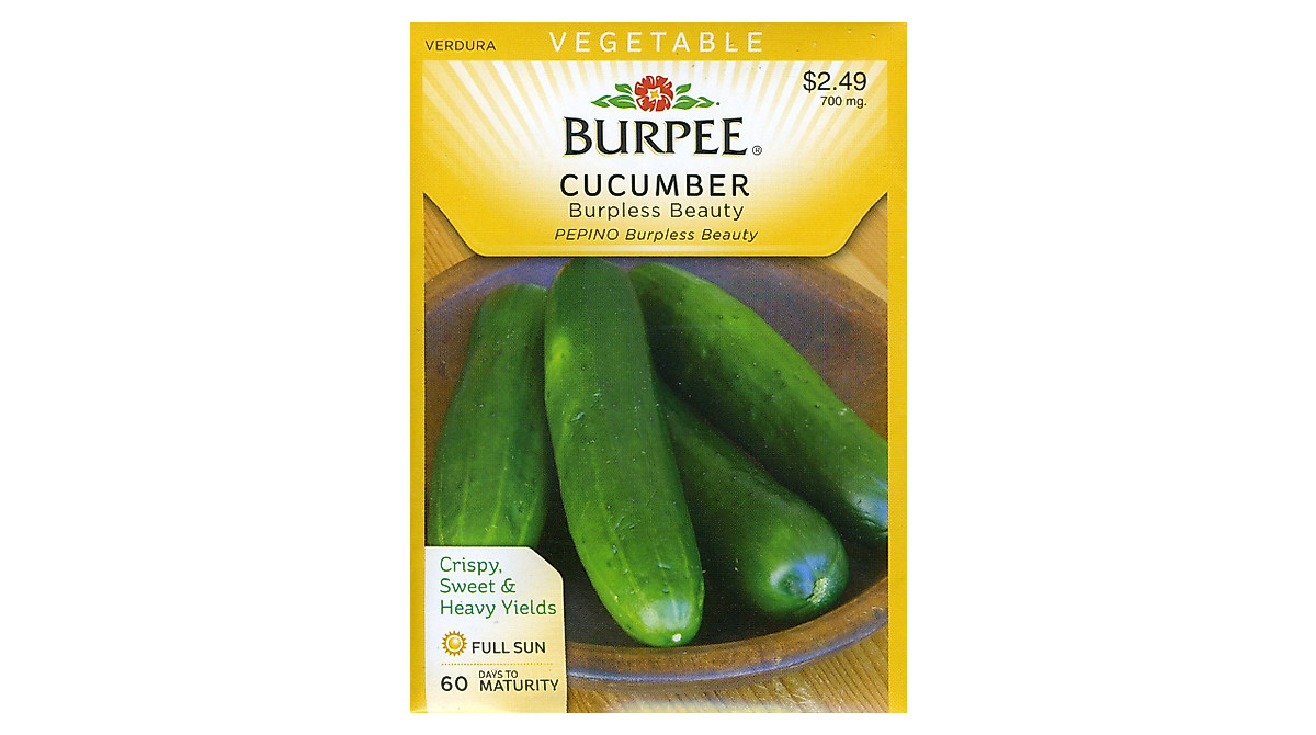 Burpee Burpless Beauty Cucumber Seeds - Grow Your Own
