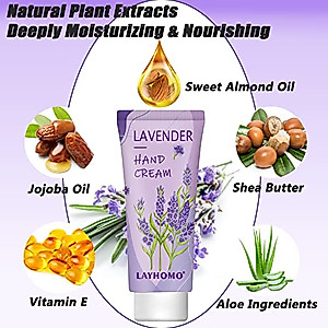 20 Pack Hand Cream Gift Set for Women,Hand Lotion for Dry Cracked Hands,Moisturizing Body Lotion With Vitamin E,Natural Plant Fragrance Travel Size Mini Lotion Bulk Valentine Day Gifts for Her and Mom