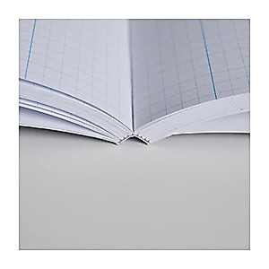 Vela Sciences B7-B Expanded Softcover Lab Notebook, 9.25 x 11.75 in (23.5 x 30 cm), 144 Pages, Permanent Bound, 70lb Heavyweight Paper (1-Pack, Grid)