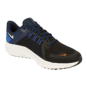 Nike Quest 4 Mens Running Trainers DA1105 Sneakers Shoes (UK 8.5 US 9.5 EU 43, Black Light Smoke Grey 004)
