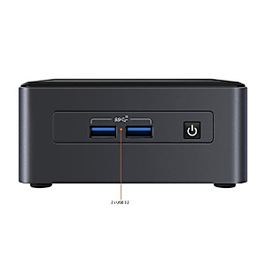 Intel NUC 11 Pro NUC11TNHi5 Barebone System - Ultra Compact - Socket BGA-1449-1 x Processor Support Core i5 11th Gen i5-1135G7 Quad-core (4 Core)