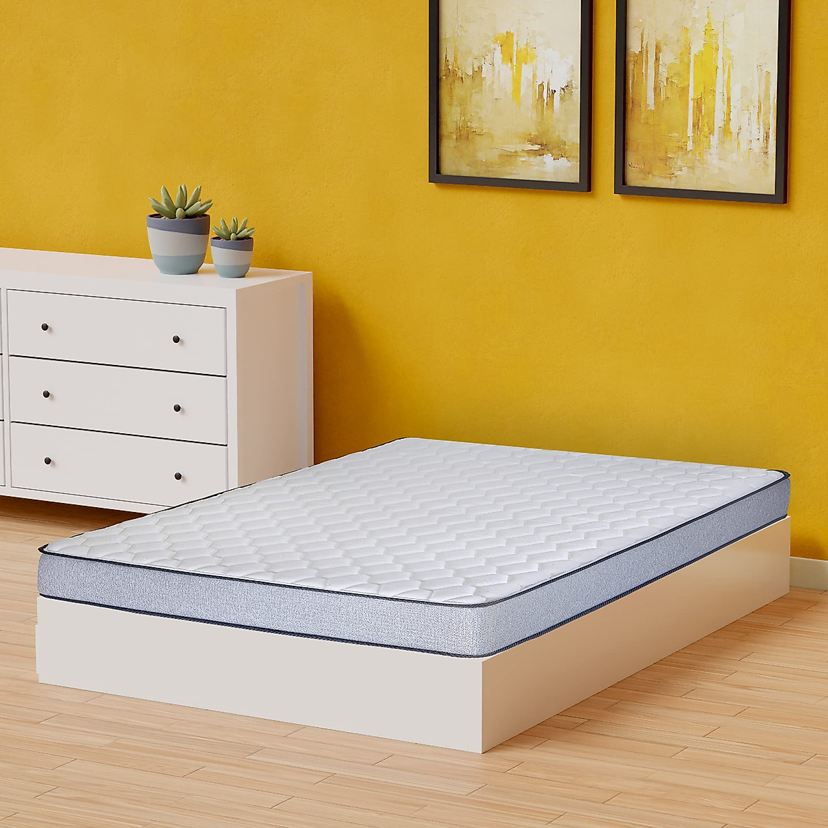 Mayton, 5-Inch Medium Firm High Density Foam Mattress, Comfortable Mattress for Cooler Sleep, Supportive & Pressure Relief, Full XL