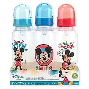 Disney Mickey Mouse Bottle Set, 3-Pack