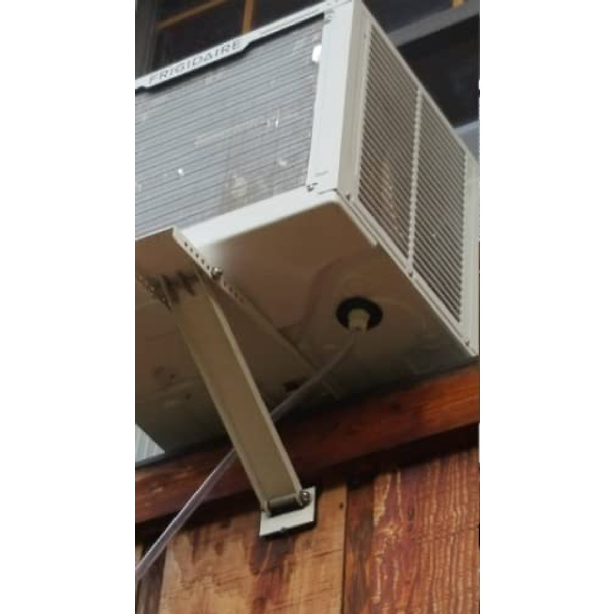 Window Air Conditioner Drain Kit Drip Hose AC Condensate Drain Line Simple Screw in Adapter Connector Complete Kit with Pre-Installed O Rings Washer and Clear Tubing Included (10ft Mini Kit)