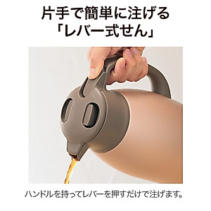 Zojirushi SH-HC10NU Stainless Steel Vacuum Carafe, 1-Liter, Matte Copper