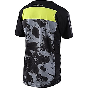 Troy Lee Designs Cycling MTB Bicycle Mountain Bike Jersey Shirt for Youth, Skyline SS Jersey (Charcoal, LG)