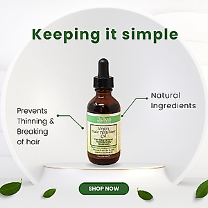 Virgin Hair Fertilizer Oil (2 Pack) - Roots and Scalp Treatment for Thinning or Breaking Hair | Enriched with Jamaican Black Castor Oil