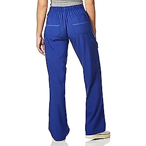 Carhartt womens Utility Boot Cut Cargo Medical Scrubs Pants, Galaxy Blue, Large US