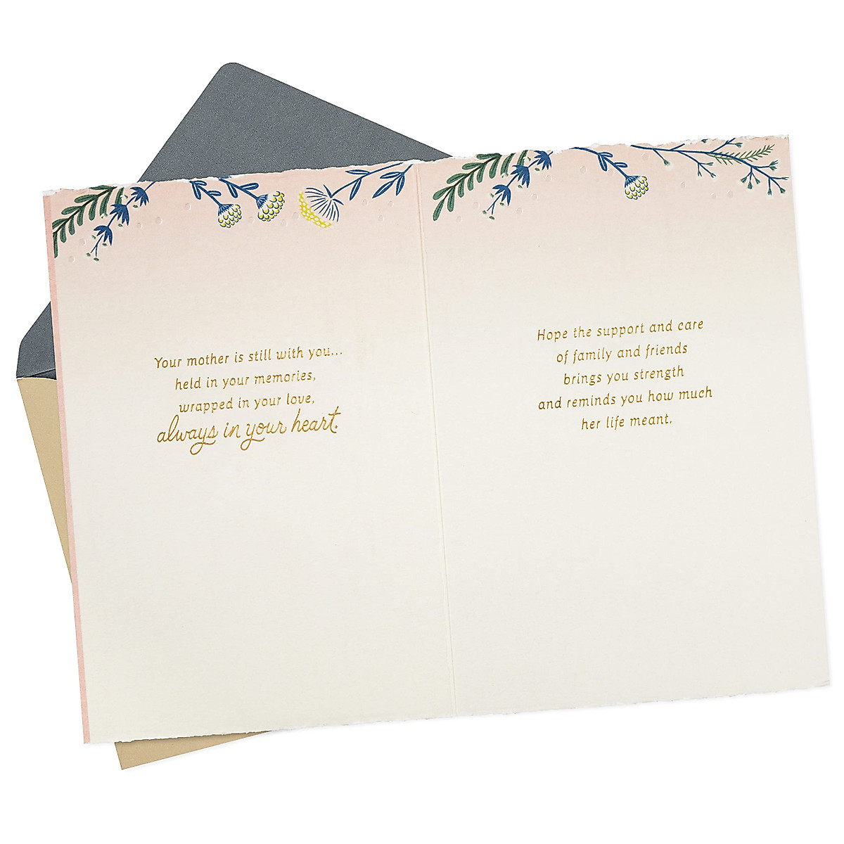 Hallmark Sympathy Card for Loss of Mom (A Mom's Love Never Ends)