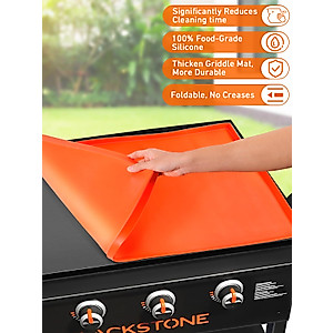 VCBOR Silicone Griddle Mat for 36" Blackstone Griddle, Blackstone Grill Accessories Cover, Upgraded Food Grade Silicone Mat, Waterproof & Rip-Proof, Protect Griddle from Rusting, Rodent, Insect, Dust