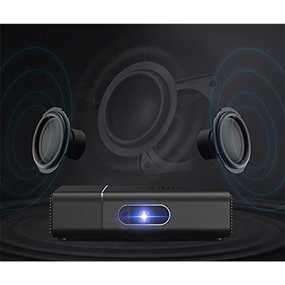 Viinice Full HD 1080P 3D Android Smart WiFi Laser Beamer 300Inch Portable Mini Projector Proyector for Smartphone 4K Cinema 4K Laser Projector with WiFi and Bluetooth