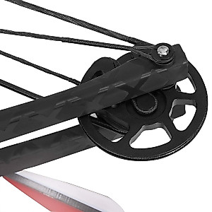 XtremepowerUS Outdoor Hunter Sniper Crossbow 165 Lbs 380 fps Hunting Quiver Rope Cocking 4x33 Scope 3X Carbon Arrows Set