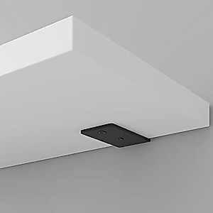 Homaz life Floating Shelves Wall Mounted Set of 3, Storage Decor Shelves for Living Room Bedroom Garage Hallway, White