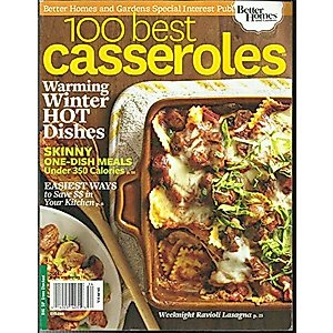 100 BEST CASSEROLES MAGAZINE, WARMING WINTER HOT DISHES ISSUE, 2014