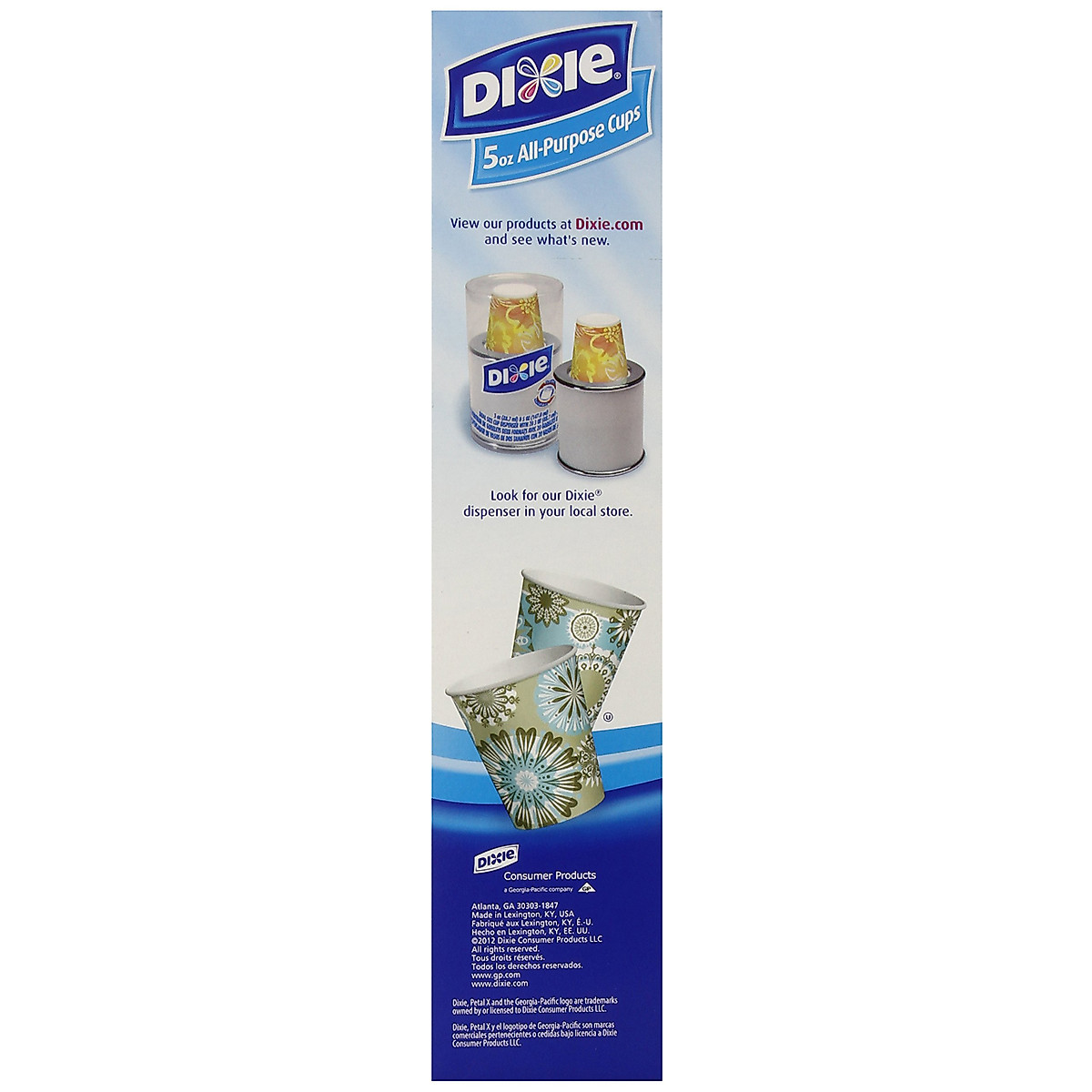 Dixie 5oz. All-Purpose Cups, 100ct ((Colors/Styles Vary))