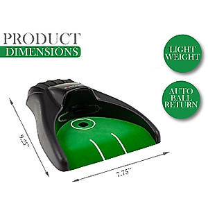 JEF World Of Golf Automatic Putting Cup , Black