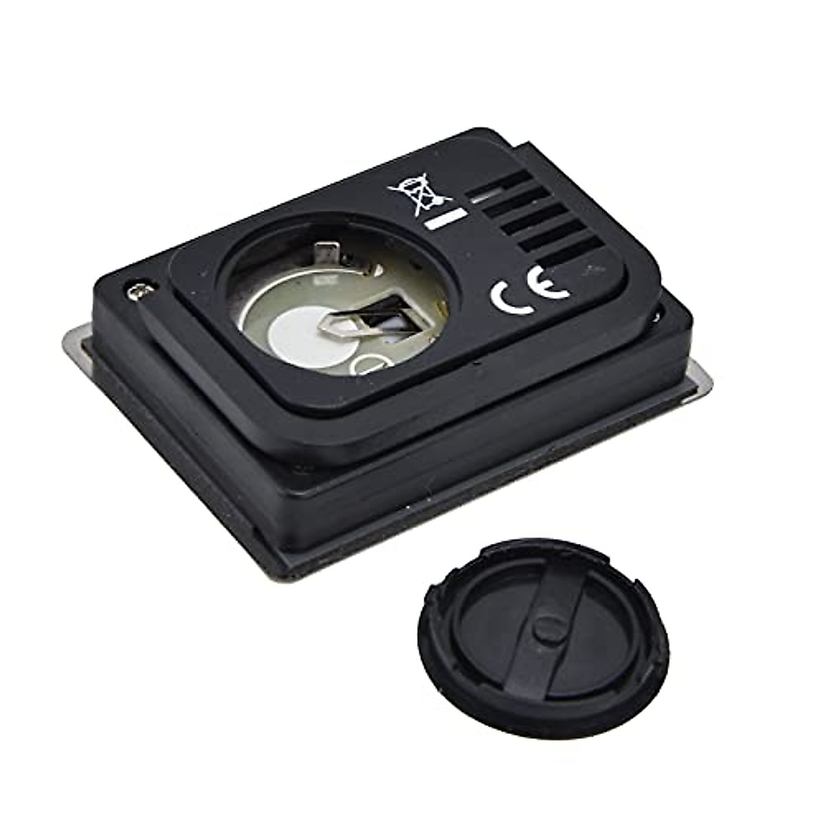 LCD Electronic Thermometer Hygrometer, Clear Display, Wide Application for Cigar Box, Storage Cabinet, Wardrobe, Embedded Design with Temperature and Humidity Measurement Accuracy