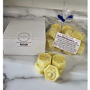 Honeycomb Honey Bee Baby Shower Favors - Birthday Party Goats Milk & Honey Scent Soaps Gender Reveal Party Pack of 20