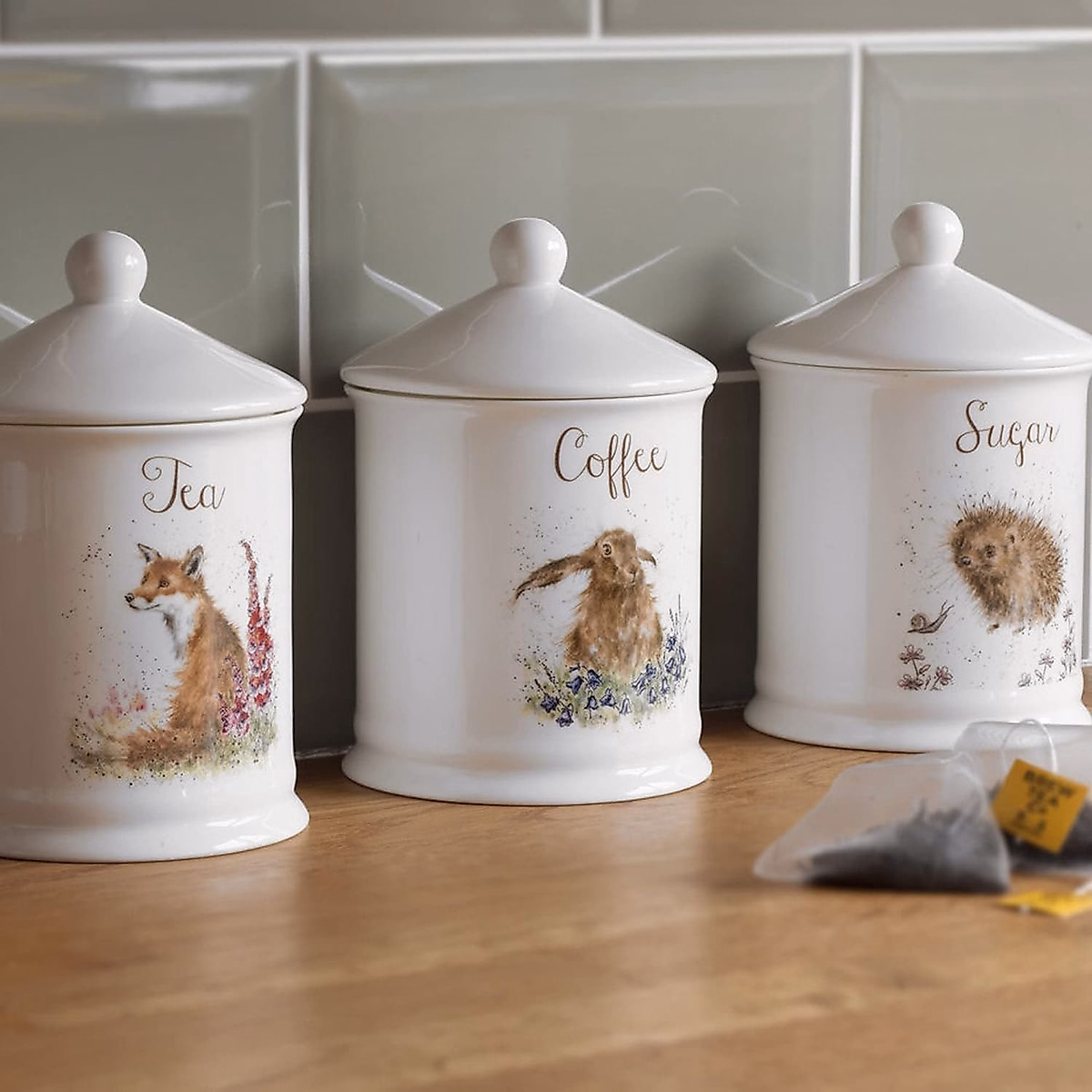 Royal Worcester Wrendale Designs Hedgehog Sugar Canister 14.5cm