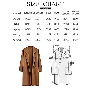 LILLUSORY Women's Long Dressy Cardigan Sweaters Fall Oversized Coatigan Jackets 2025 Knit Business Casual Winter Coats Black S