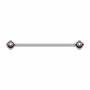 Aurora Gem Ball WildKlass Industrial Barbell