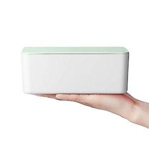 Diaper Wipes Dispenser Baby Wipes Case, Baby Wipe Holder Keeps Wipes Fresh, Non-Slip, Easy Open & Close Wipe Container Green