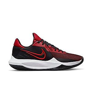 NIKE Men's Sneaker, Black University Red Gym Red, 12.5
