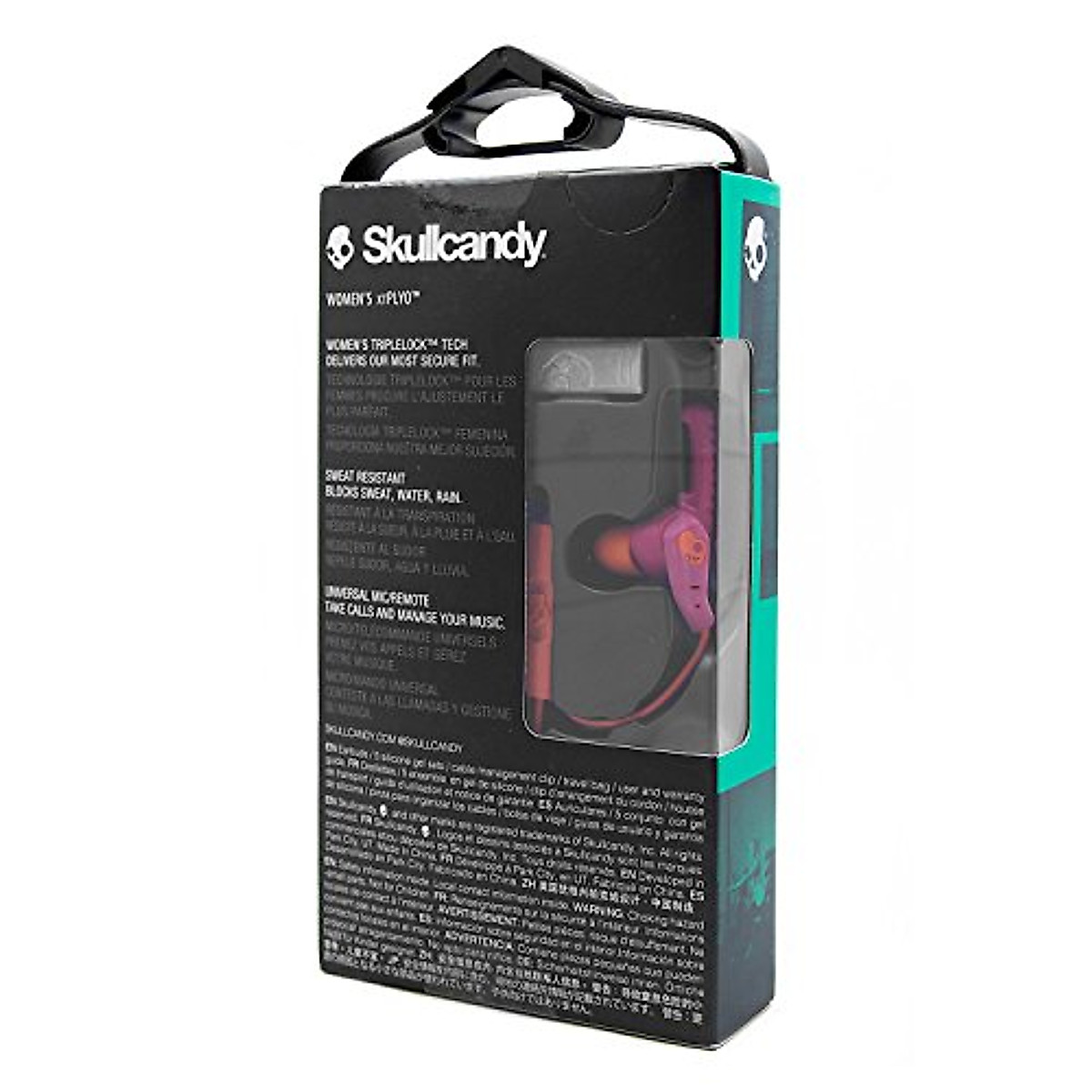 Skullcandy Women's XT PLYO Headphones , Pink/Orange/Orange