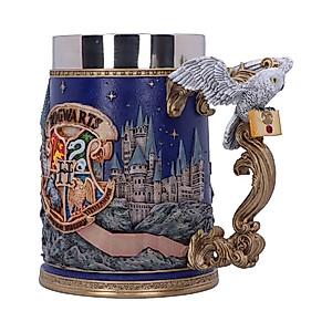 Nemesis Now Officially Licensed Harry Potter Hogwarts Collectible Tankard 15.5cm Blue