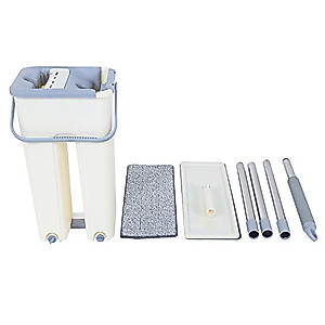 Haowecib Cleaning Mop, Soft Floor Mop Cleaner, Free Hand-Washing for Daily Household Cleaning Floor Cleaning, Defult