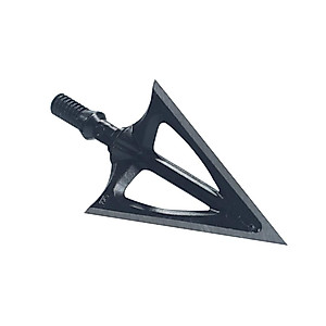 JIANZD Broadheads 100 Grain Fixed Blades Stainless Steel Hunting Broadhead Arrow Tips Pack of 6 Pcs Archery Arrow Heads for Crossbow Recurve Bow and Compound Bow