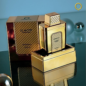 Orientica Le Motif Collection Imperial Gold For Men Eau de Parfum Spray, 2.9 Ounce