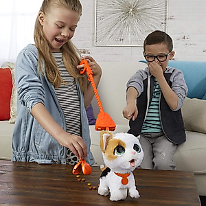 FurReal Poopalots Big Wags Interactive Pet Toy, Connectible Leash System, Ages 4 and Up